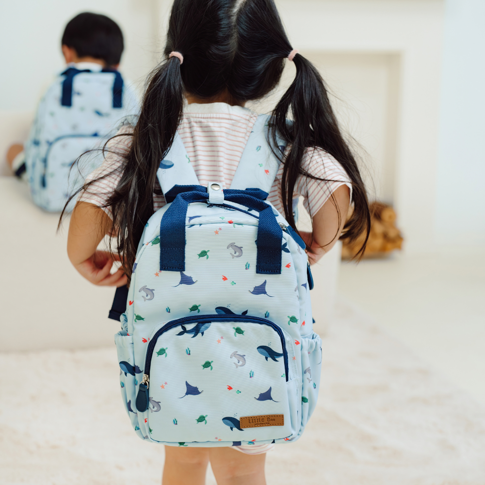 MY LITTLE BOO FIRST BACKPACK - OCEAN [TODDLER] | Hello Little Boo