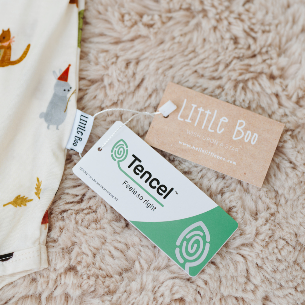 [TENCEL COLLECTION] EMBRIODERED T-SHIRT - RAINBOW | Hello Little Boo